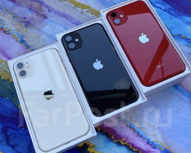 iPhone 11 128/64гб ! Новые, Гарантия +подарки, 64 гб, 6.10", моноблок ...