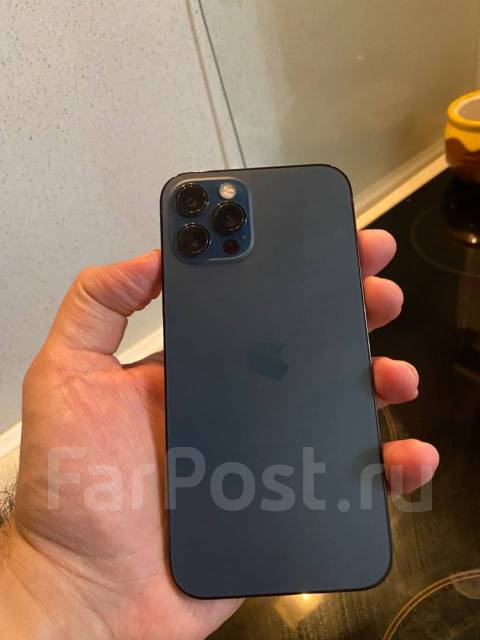iPhone 12 Pro 256, 6.10", моноблок, синий, новый, в наличии. Цена: 43 ...