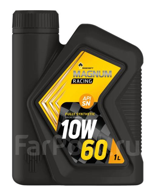 Rosneft Magnum Racing 10W-60, синтетика (PAO), 1л - Моторные масла во ...