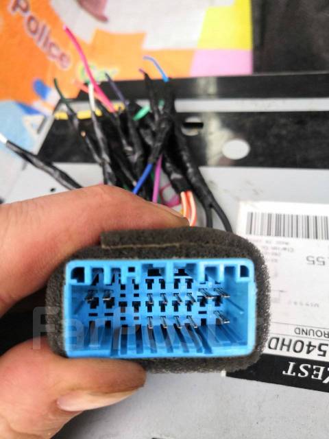 Переходная фишка магнитолы suzuki jimny sierra jb43w, б/у, в наличии ...