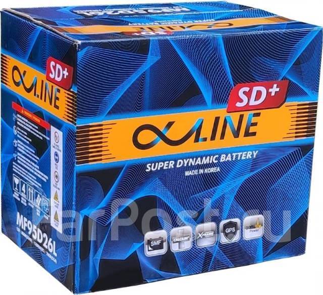 Аккумулятор Alphaline Super Dinamic 95D26L емк.80А/ч п. т.700а, кальциевый, обратная (левое), 80 ...
