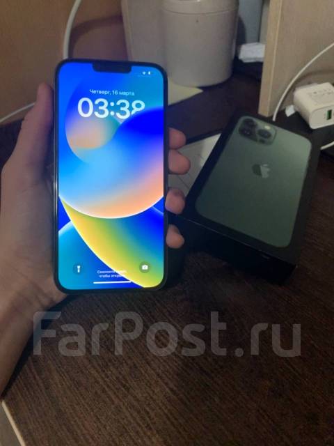 Айфон 13 про макс 256, 6.70", моноблок, новый, в наличии. Цена: 78 000 ...