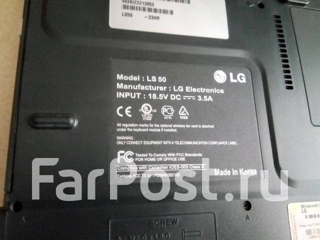 LG - Корея (LPT порт ), LG LS50, ноутбук, 15", 20 Гб, 512 мб, 1,6 ГГц, WiFi, 2 ч. б/у. Цена: 1 ...