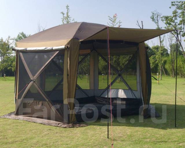 Палатка Кухня MirCamping MIR-2905 с полом, 360x360x235См Полуавтомат ...