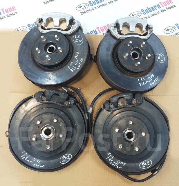 Ступицы Turbo 316 + 294 ММ Subaru Legacy (Outback) BL5 BP5 BPE BLE BP9 ...