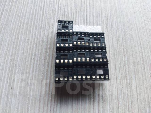 DIP панелька (разъем) для микросхем 8 Pin (2x4).10 штук, новый, в ...