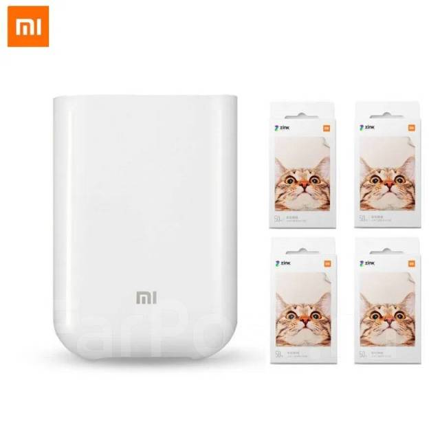 Принтер Xiaomi. Фотопринтер Xiaomi Mijia AR ZINK. Гарантия. ТехноСеть ...