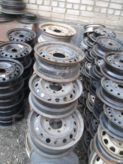 Диски штамповка R15 Topy, 15", 2 шт, 6x139.7, штампованные, 1 шт, б/у ...