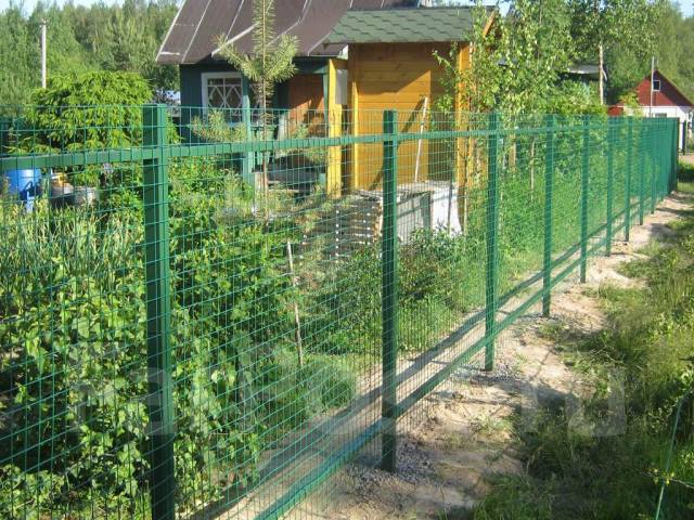 Монтаж заборов 3д сетка, рабица, профлист, евроштакетник. Ворота во ...