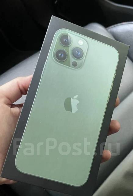 Айфон iPhone 13 Pro Max Зелёный, 128 гб, 6.70", моноблок, зеленый, б/у ...