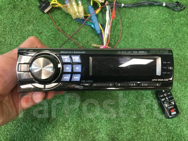 Магнитофон Alpine CDA-9885JI, 1 DIN — 178x50 мм, б/у, в наличии. Цена ...