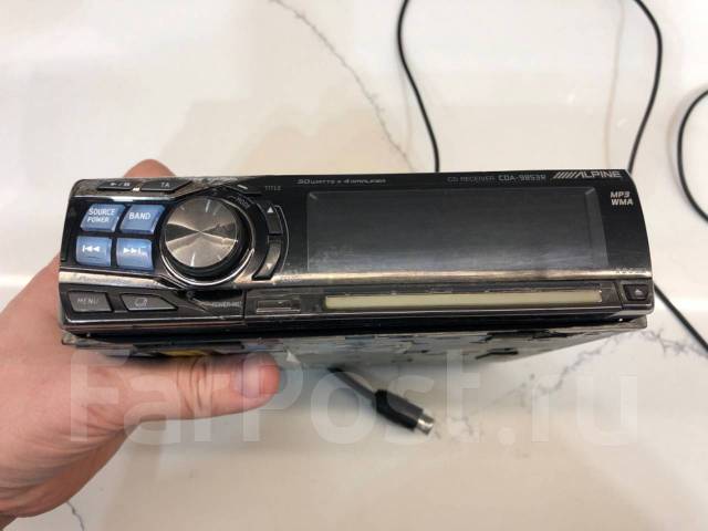 Процессорный Alpine CDA-9853R, 1 DIN — 178x50 мм, б/у, в наличии. Цена ...