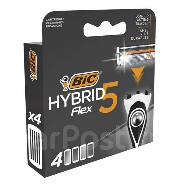 Кассеты сменные BIC Hybrid 5 Flex 4 шт