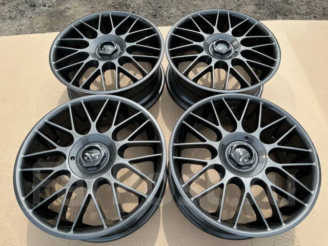Made in Japan. Темный графит Kosei Seneka R17 5x100 5x114.3, 17", 1 шт ...