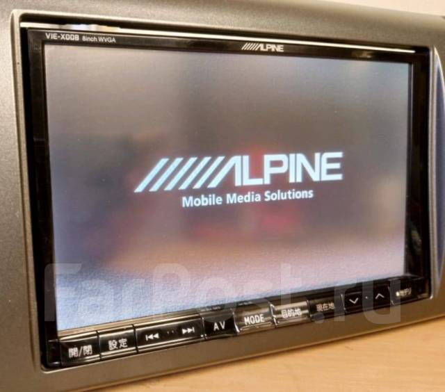 Процессорный Alpine VIE-X008, 2 DIN — 178x100 мм, б/у, в наличии. Цена ...