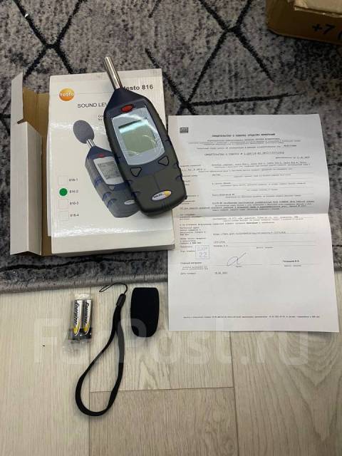 Шумомер Testo 816-2 (поверка кончилась 02.2023), новый, в наличии. Цена ...