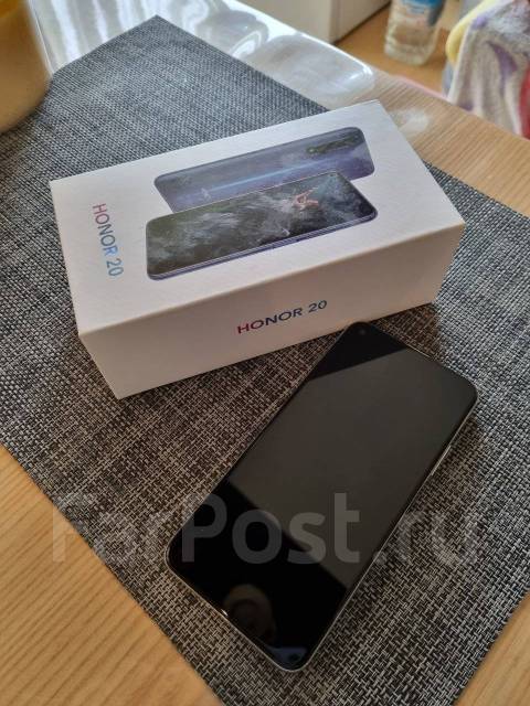 Телефон Honor 20, 128 гб, белый, б/у, в наличии. Цена: 8 000₽ во ...