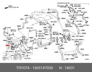 Корпус С Термостатом В Подсборе 1603124011 16031-24010 Toyota купить во ...