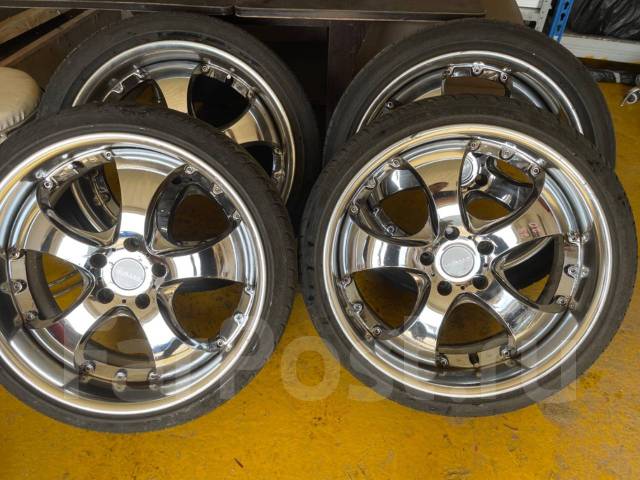 Колеса Enkei AME Shallen Made in Japan, 19", 1 шт, 235/225 мм, 40/35 ...