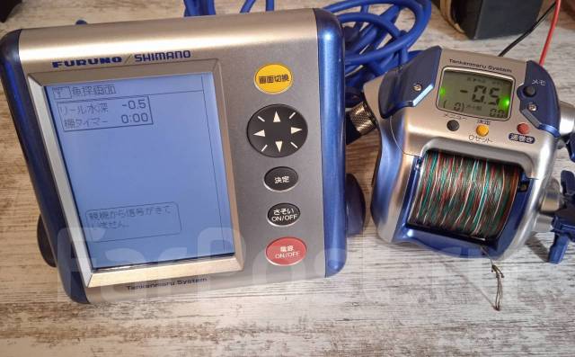 Электро катушка Shimano 3000H + Эхолот Furuno. Japan. Новый набор, в ...
