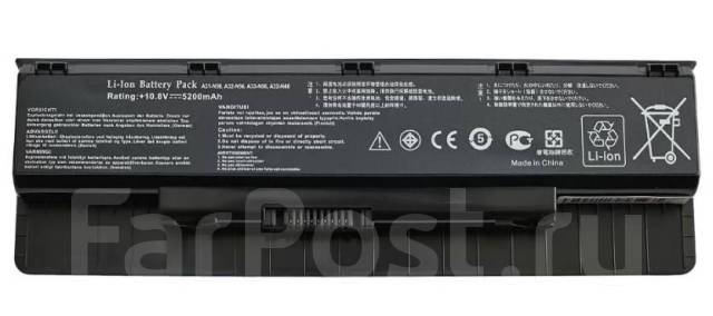 Аккумулятор (батарея) для ноутбука Asus A32-N56, N56, Новая. 5200mAh ...