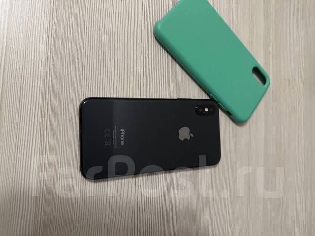 Айфон X 128 гб, Apple iPhone X, 5.80", моноблок, черный, б/у, в наличии ...
