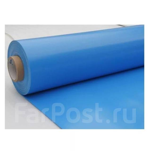 Пленка полиэтиленовая для пруда, фундамента, кровли ш. 6 м, 500 мкм, в ...