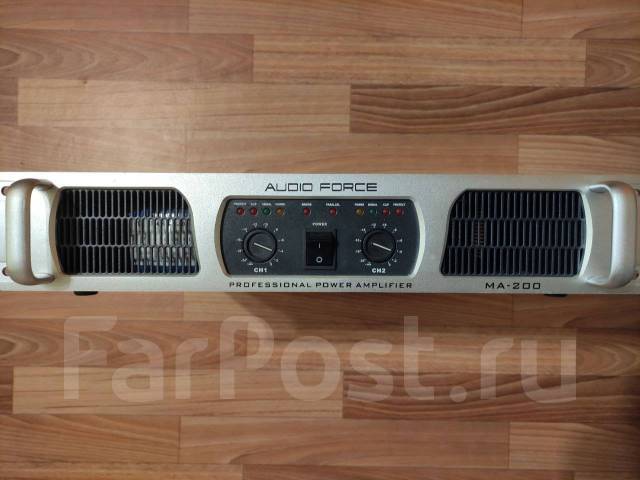Усилитель мощности (Preamp) Audio Force MA-200 (Концертный, студийный), б/у, в наличии. Цена: 16 ...