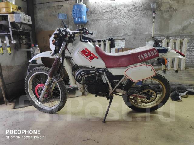 Yamaha DT200, 1987, 200 куб. см. 2х тактный, с пробегом, неисправен, 6 ...