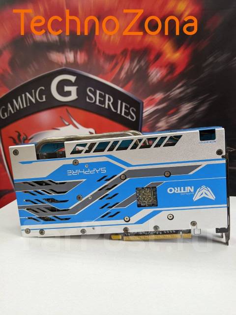 Видеокарта Sapphire Nitro+ RX590 GME 8G, б/у, в наличии. Цена: 9 500₽ в ...