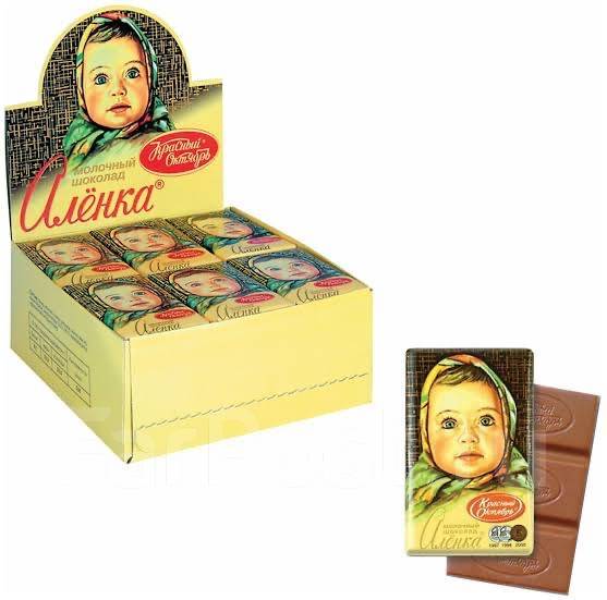 Шоколад Алёнка молочный 15 гр в наличии Цена 17₽ во Владивостоке