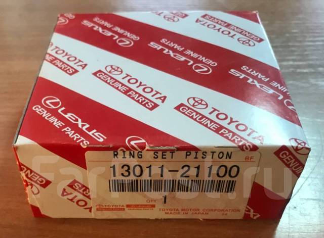 Кольца поршневые Toyota 13011-21100 Оригинал Toyota Prius, NHW20 купить ...