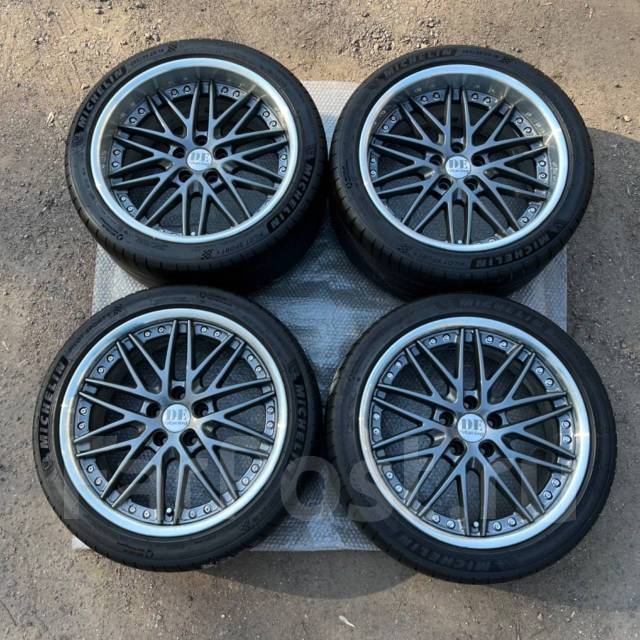 R18 разноширокие сборные диски DE Racing, 18", 1 шт, 5x112, 66,6 мм. 4 ...