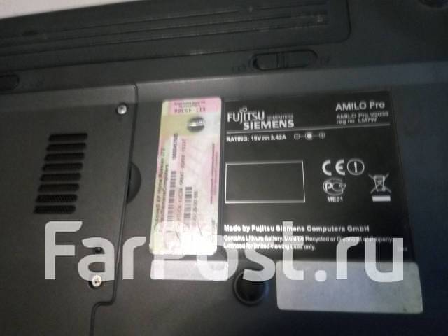 Fujitsu Siemens Amilo Pro V-2035, ноутбук, 15.4", 160 Гб, 2048 мб, 1,6 ...