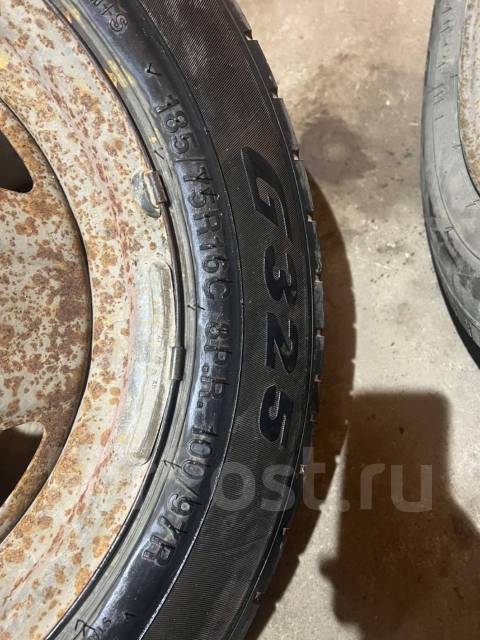 Резина с дисками 185/75/16, б/у, в наличии. Цена: 12 000₽ во Владивостоке