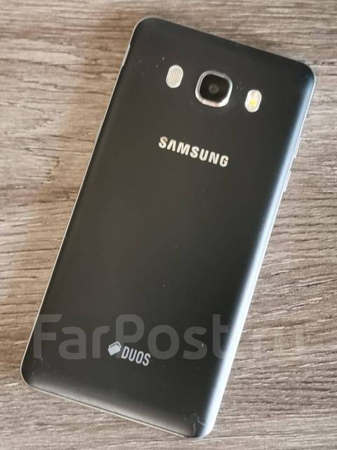 Samsung J5 2016 Black, 16 гб, моноблок, черный, 3G, 4G LTE, Dual-SIM, б ...