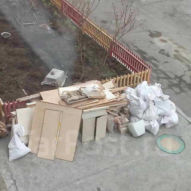 Строительный мусор, доска в Хабаровске