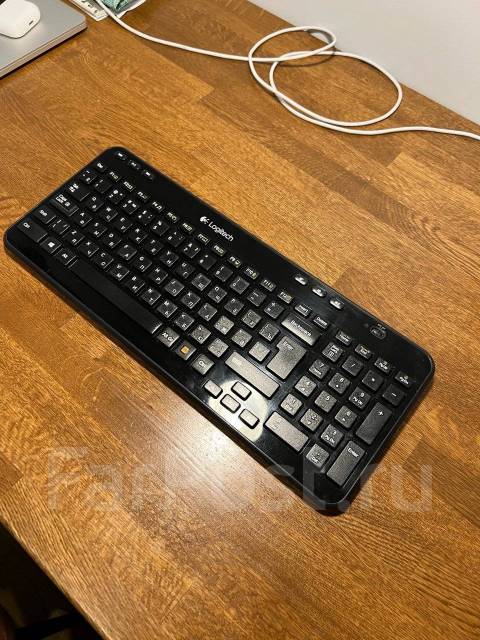Клавиатура беспроводная logitech k360, б/у, в наличии. Цена: 1 200₽ во ...