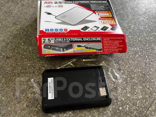 Переходник для жесткого диска 2.5 SATA HDD USB 2.0, новый, в наличии ...