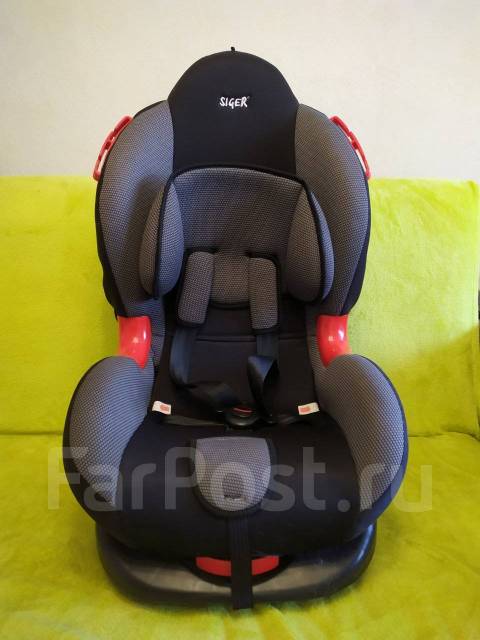 Автокресло siger 1/2 9-25 кг, б/у, в наличии. Цена: 2 000₽ во Владивостоке