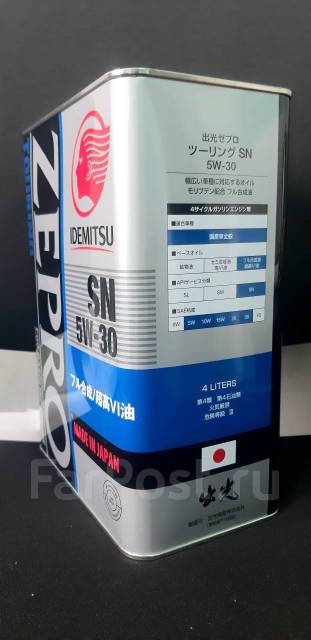 Моторное масло Idemitsu Zepro Touring 5W-30 SN 4л (1845-004) 4251-004 ...