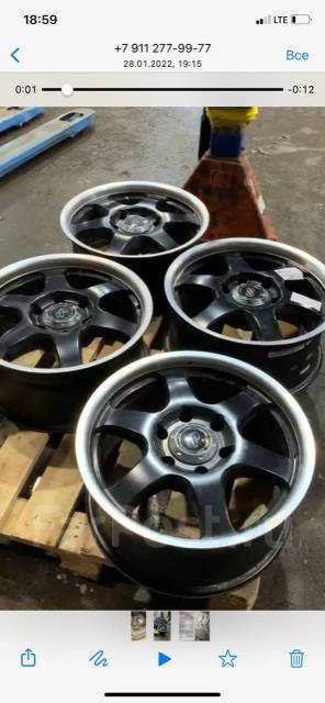 Диски enkei r17, 17", 1 шт, 6x139.7, 4 шт, б/у, в наличии. Цена: 35 000 ...