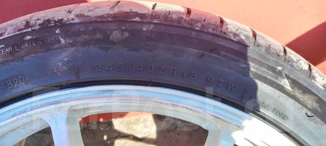 Комплект Японских дисков Advan Racing R18 на резине 245/40/18, 18", 1 ...