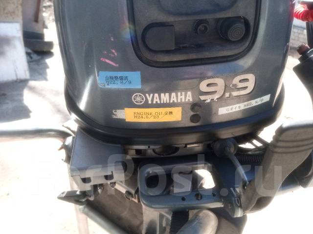 Лодочный мотор Yamaha 9,9 л. с 4х тактный ручной+электростартер, 9,90 л ...