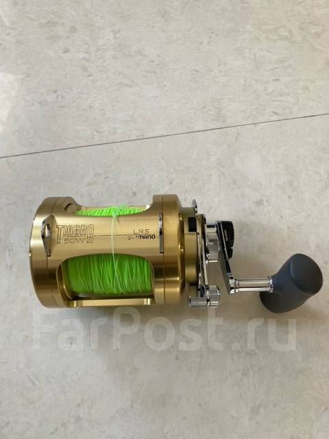Катушка Shimano Tiagra 50W LRSA для троллинга Тунца Лакедры, б/у, в ...