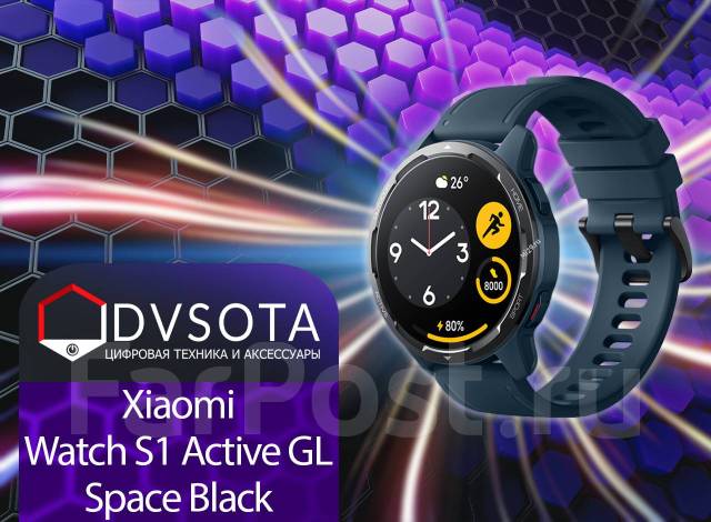Смарт-часы Xiaomi Watch S1 Active GL Ocean Blue (M2116W1), новый, в ...
