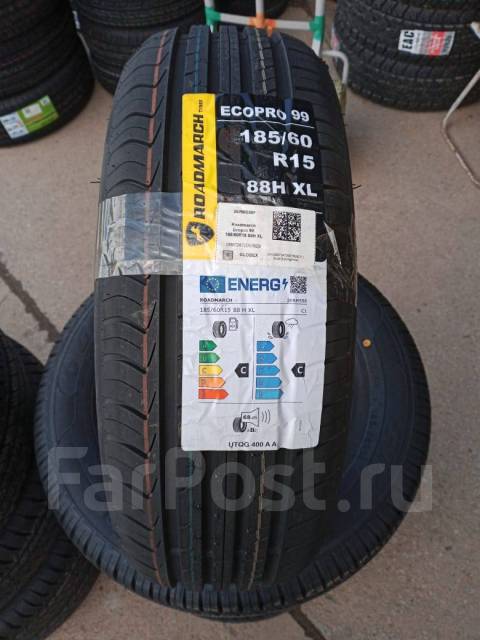 Roadmarch Ecopro 99, 185/60 R15, 15", 4 шт, в наличии, 185 мм, 60 % ...