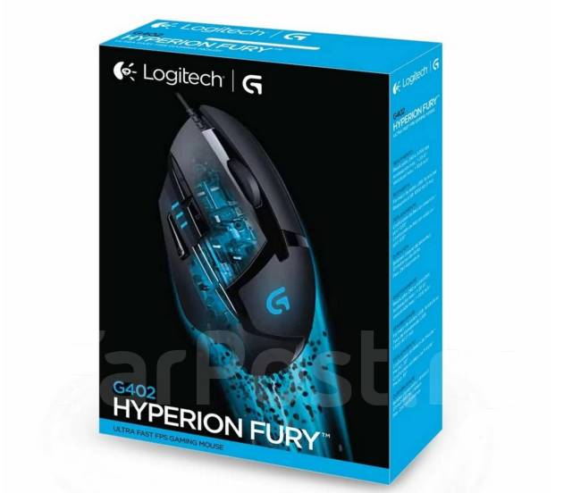 Игровая мышь Logitech G402 Hyperion Fury 4000dpi, новый, в наличии ...