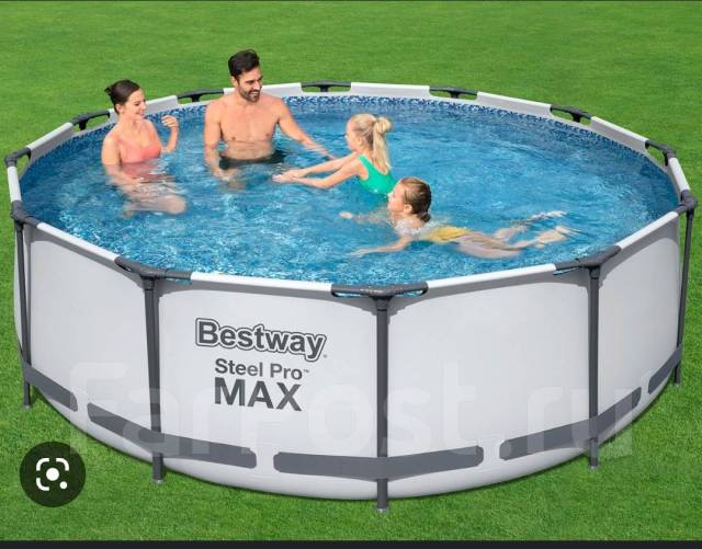 Бассейн каркасный Bestway Steel Pro Max-56420 (3,66*1,22), новый, в ...