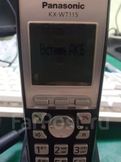 Радиотелефон Panasonic KX-WT115 DECT, б/у, в наличии. Цена: 500₽ во ...